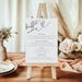 Food Menu Buffet Sign Wedding, Wedding Buffet Menu Template, Editable ...