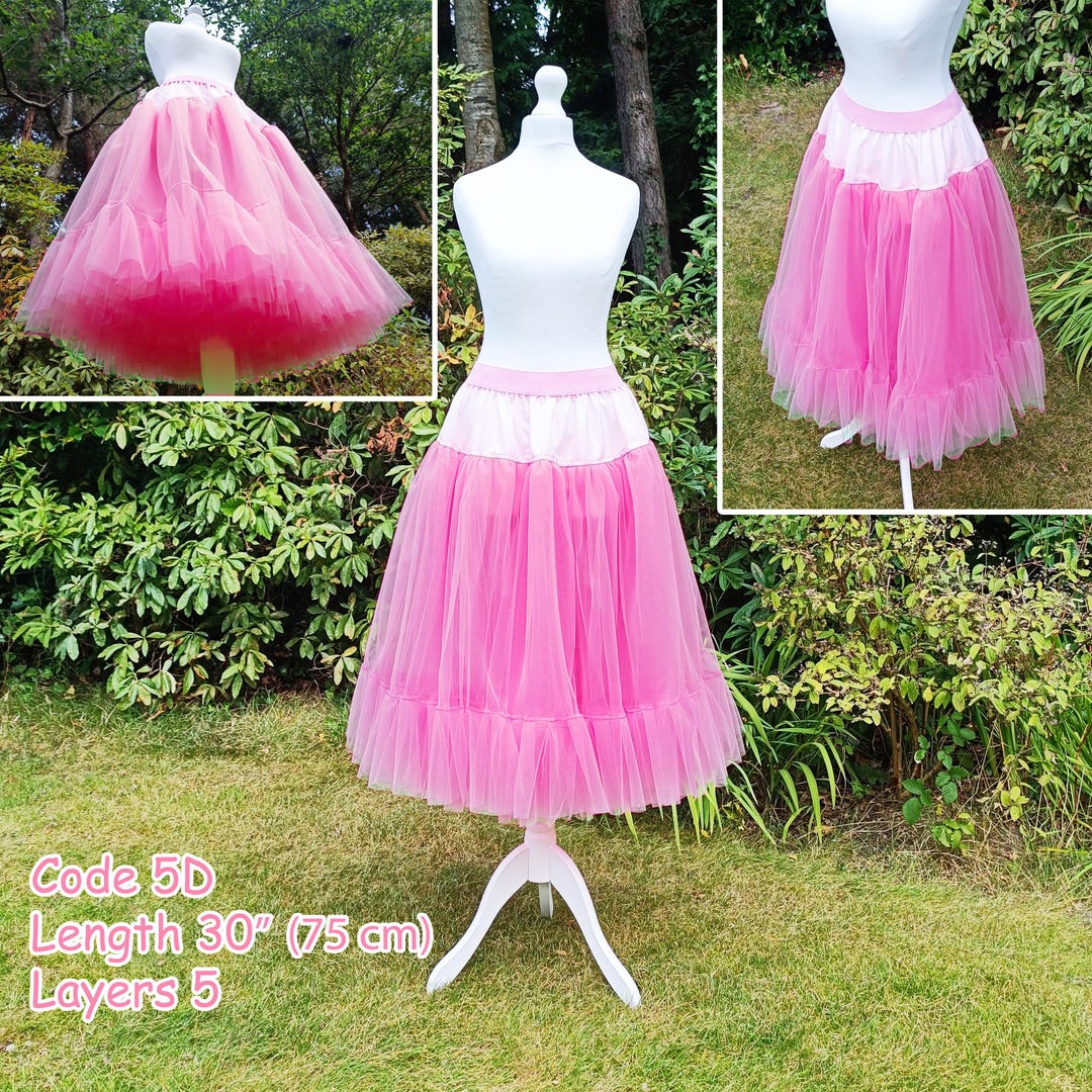 Beautiful Tulle Petticoat, Petticoat Handmade, Many Size Options, Tulle ...