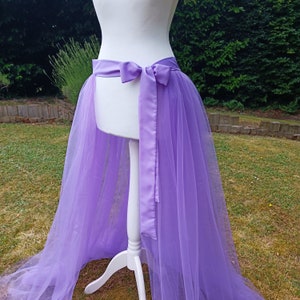Soft Tulle Train, Custom Tulle Train, Removable Train for Dress, Tulle ...