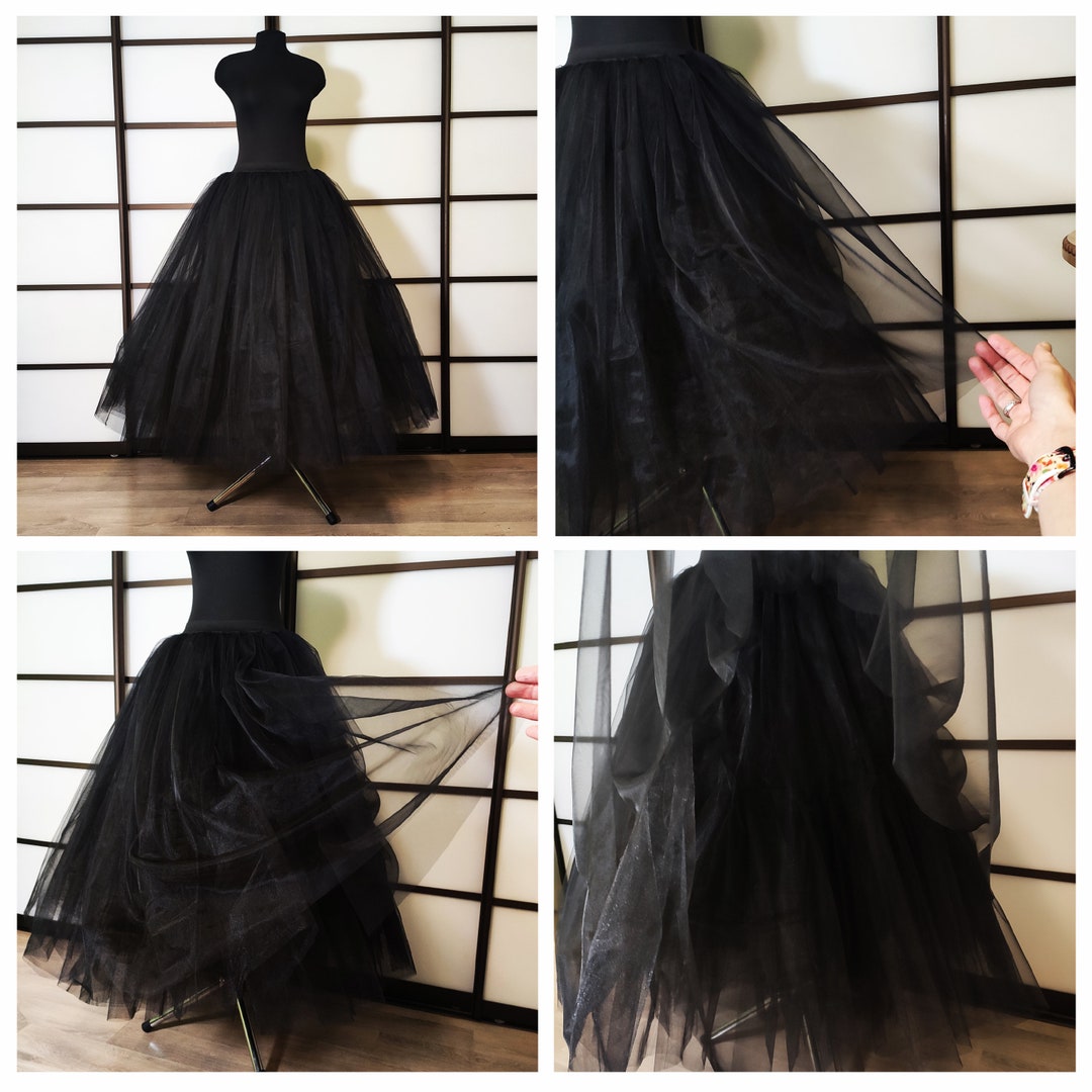 Two-types Petticoat From Two Types of Tulle, Plus Size Petticoat ...