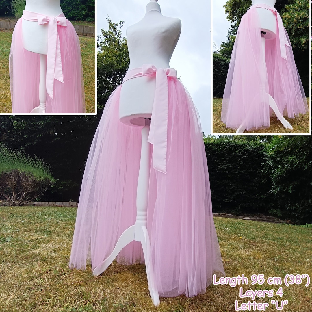 Soft Tulle Train, Custom Tulle Train, Removable Train for Dress, Tulle ...