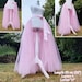 Soft Tulle Train, Custom Tulle Train, Removable Train for Dress, Tulle ...