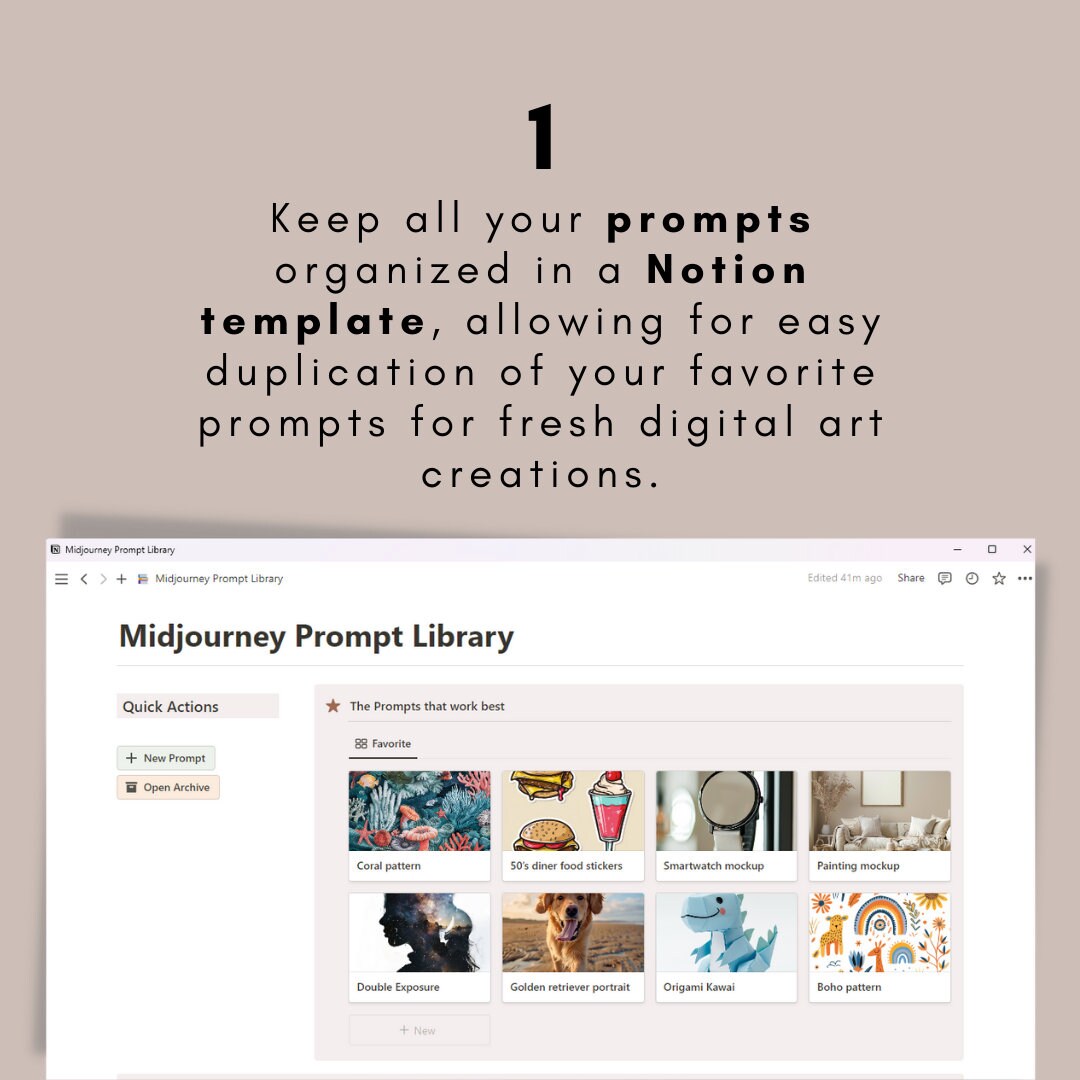 2024 Ultimate Notion Template for Midjourney Prompts: Organize Your Creative Journey With 50 ...