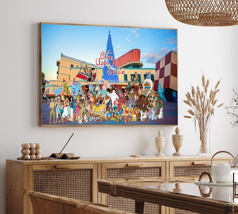Disney Once Upon A Studio Group Photo Poster - Etsy Ireland
