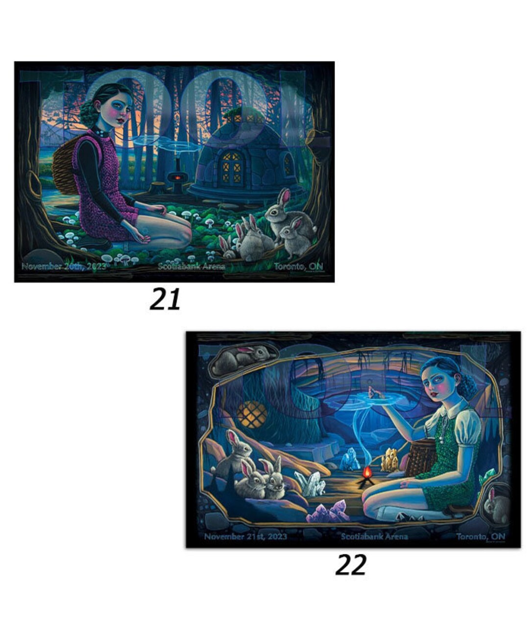 Tool November 21, 2023 Scotiabank Arena in Toronto, ON Poster, Tool ...