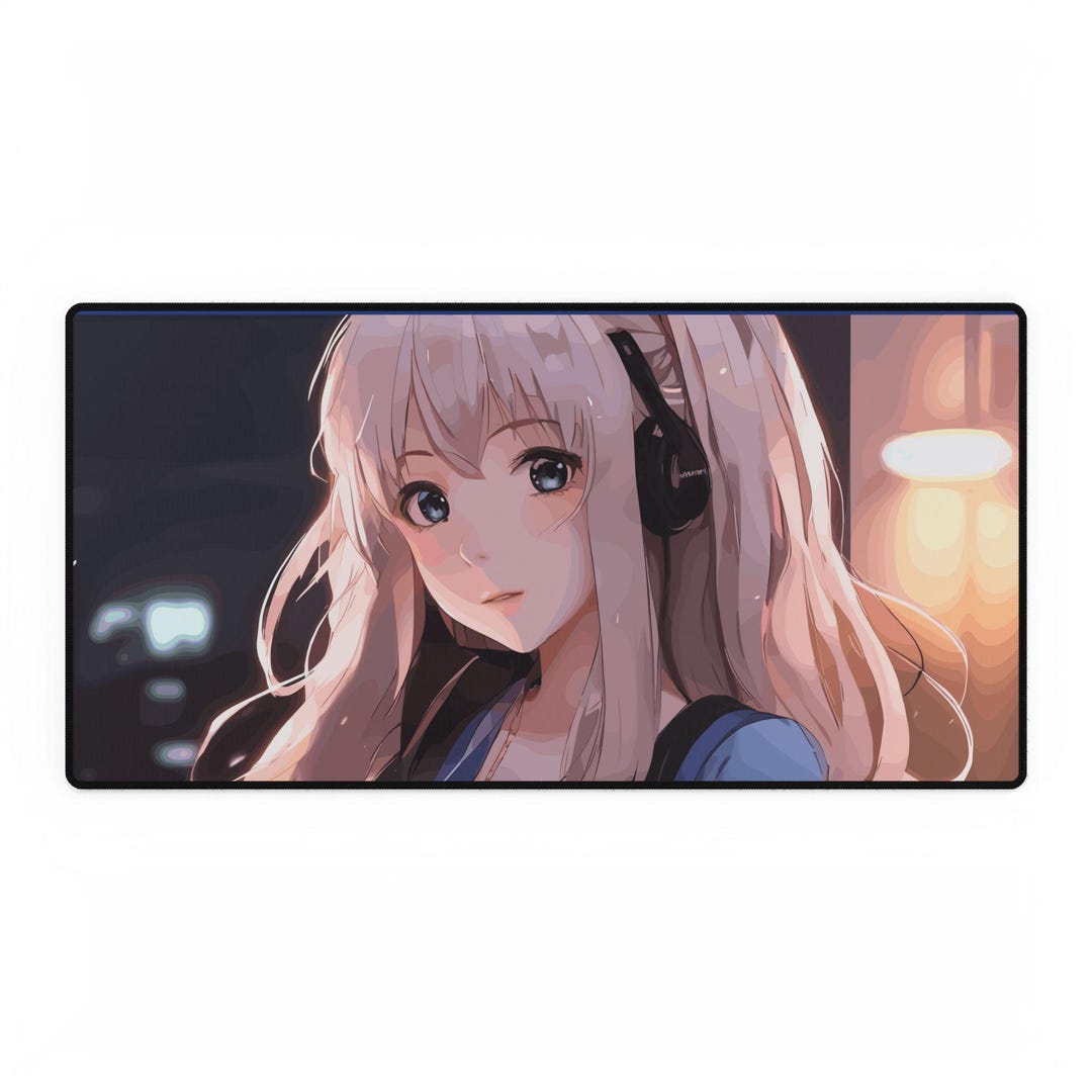Waifu Desk Mat, Waifu, Anime, Kawaii Desk Mat, Kawaii Mousepad, Gaming ...
