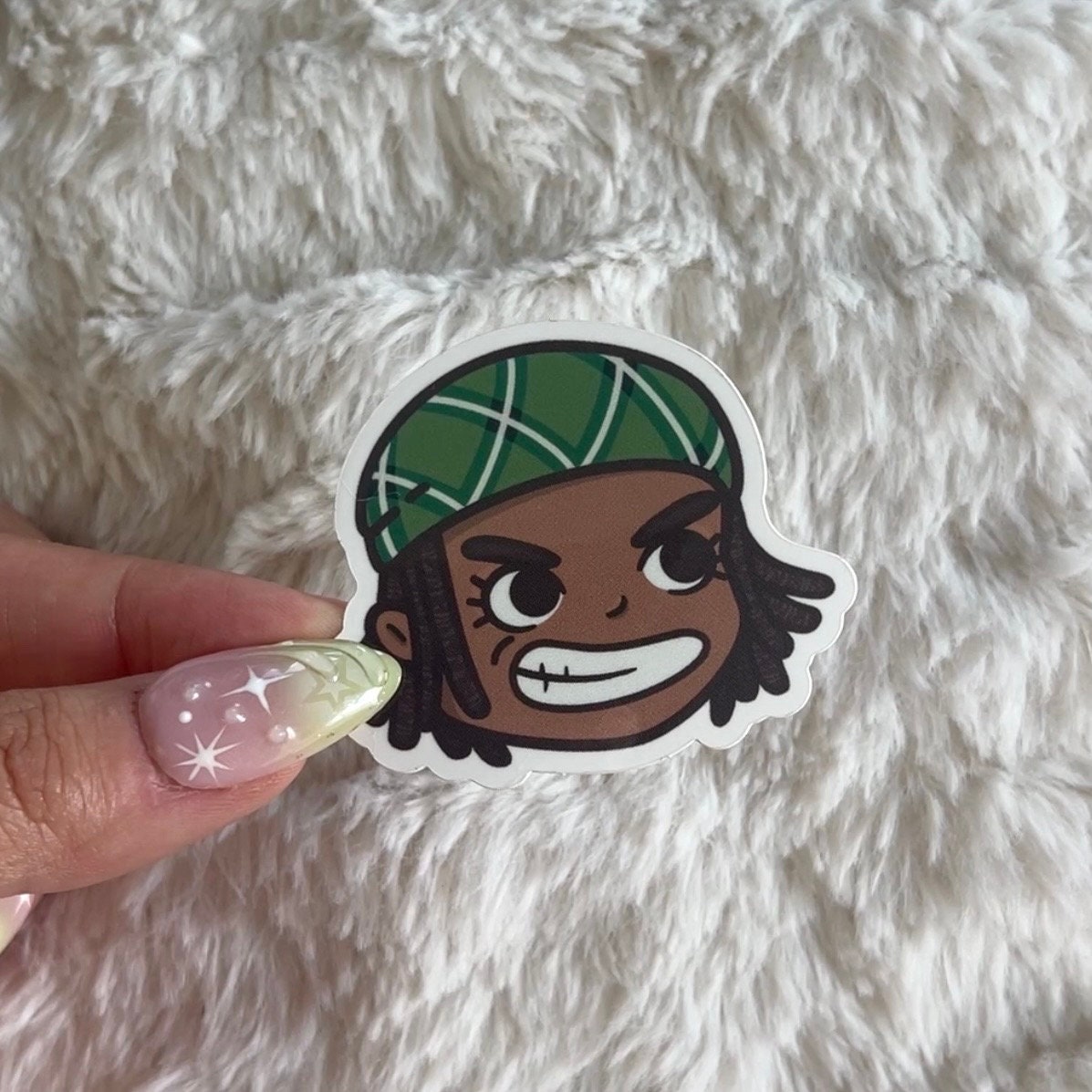Usopp Sticker One Piece Live-action Fan Art Glossy Vinyl - Etsy