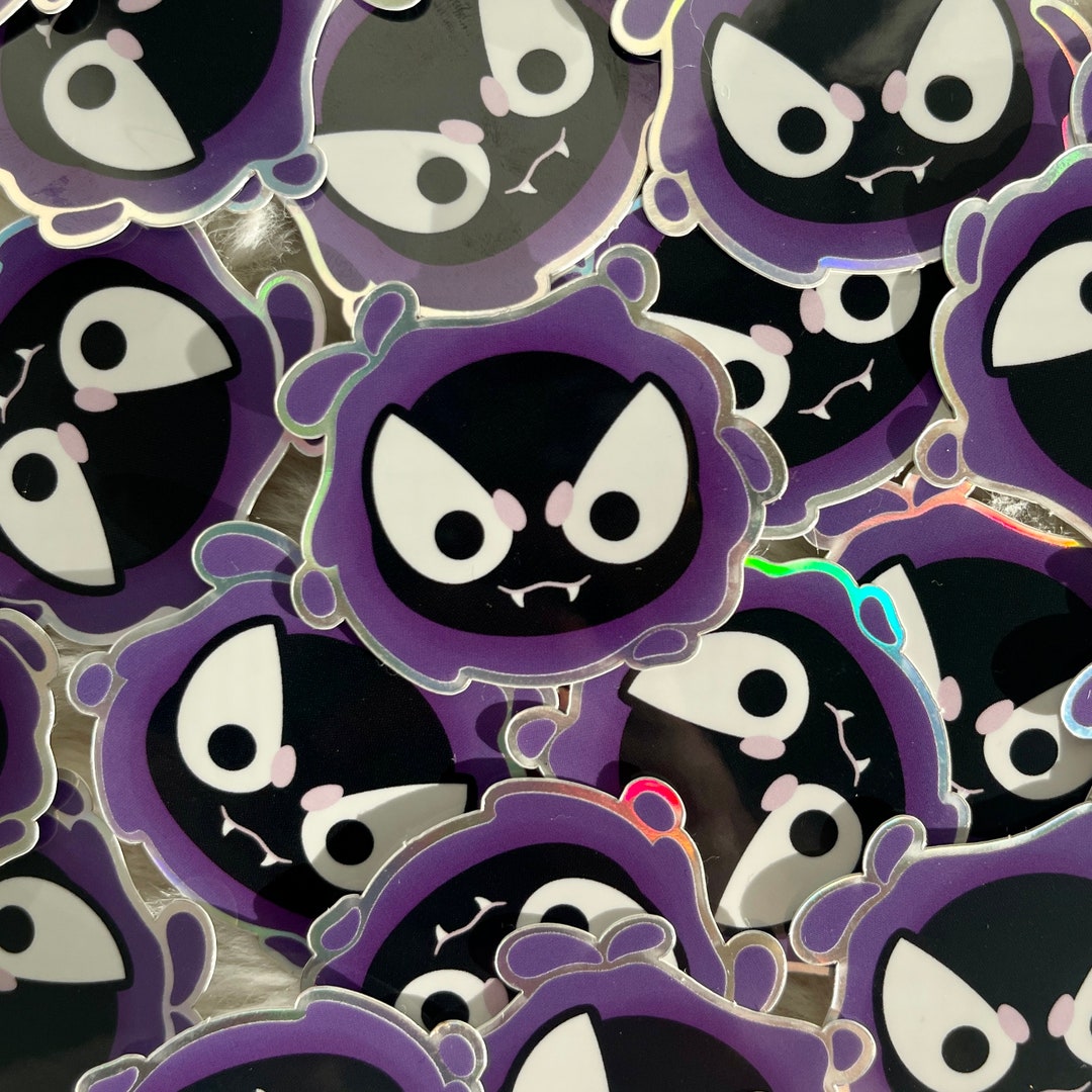 Ghastly Sticker Holographic Cute Pokemon Vinyl Stickers Pokemon Fan Art ...