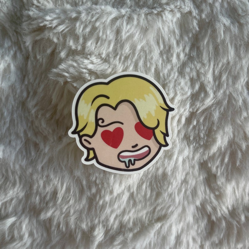 Sanji Sticker One Piece Live-action Fan Art Glossy Vinyl Sticker - Etsy