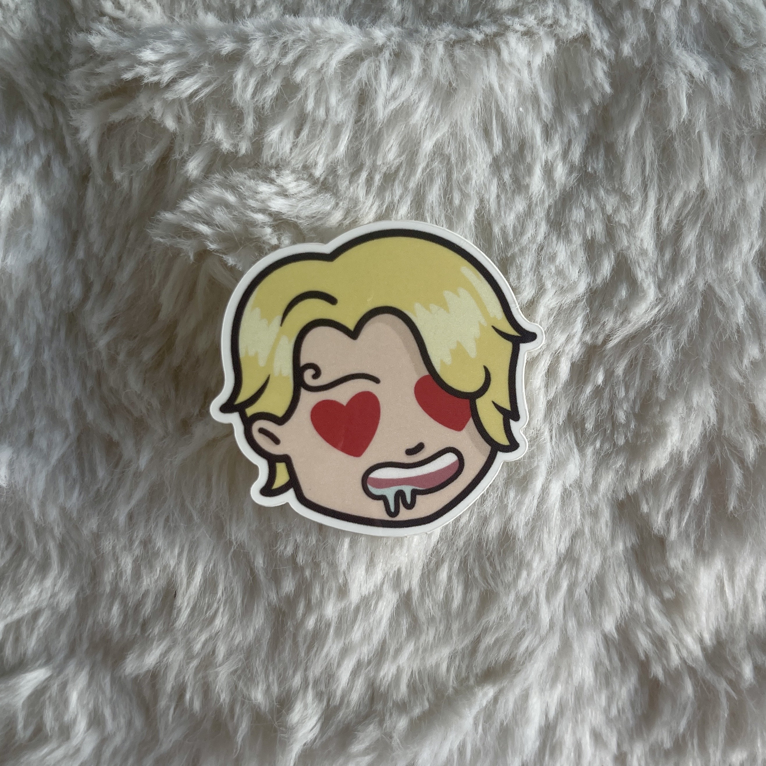 Sanji Sticker One Piece Live-action Fan Art Glossy Vinyl Sticker - Etsy