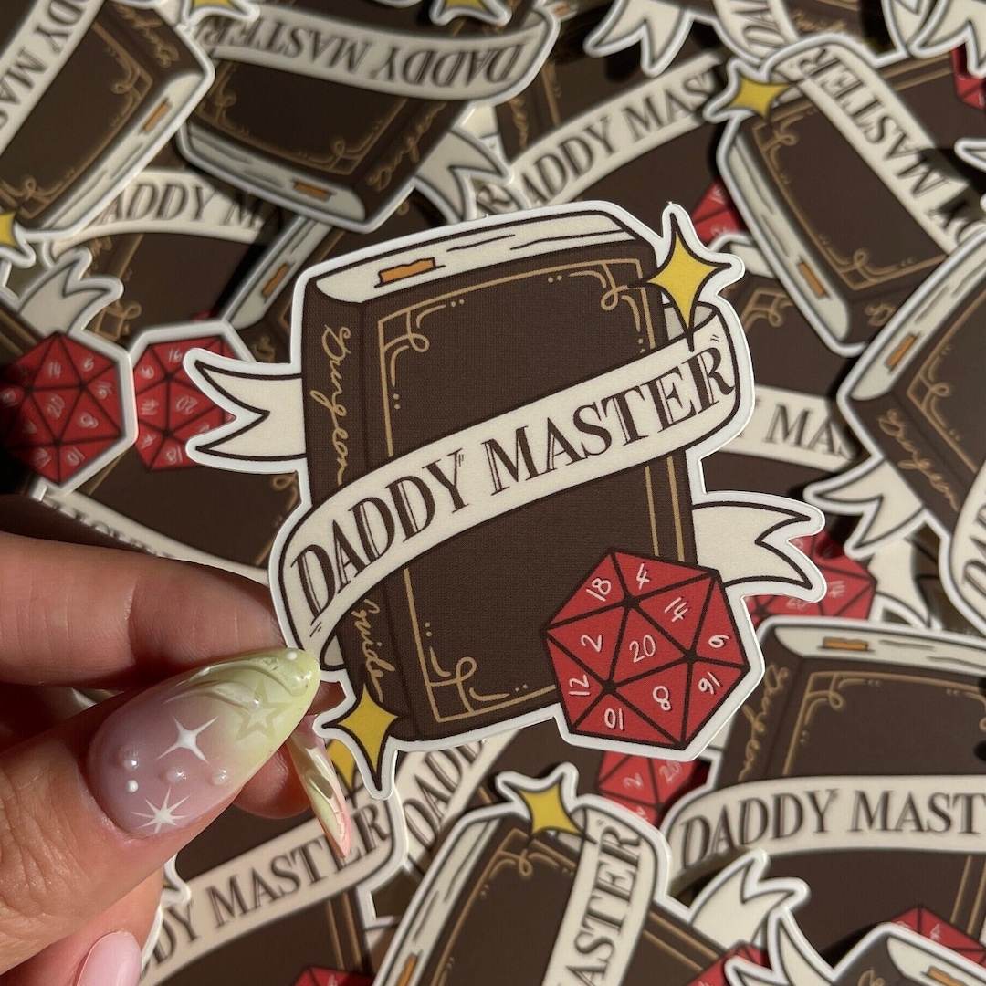 Dungeon Master Sticker Dungeons & Dragons Sticker D20 Fantasy Vinyl ...
