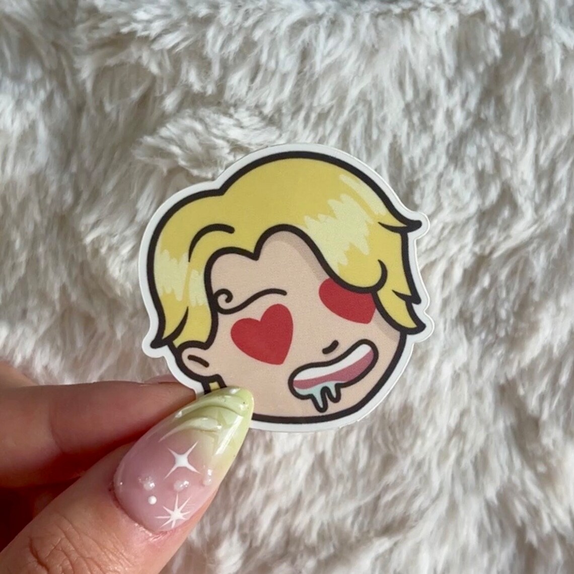 Sanji Sticker One Piece Live-action Fan Art Glossy Vinyl Sticker - Etsy
