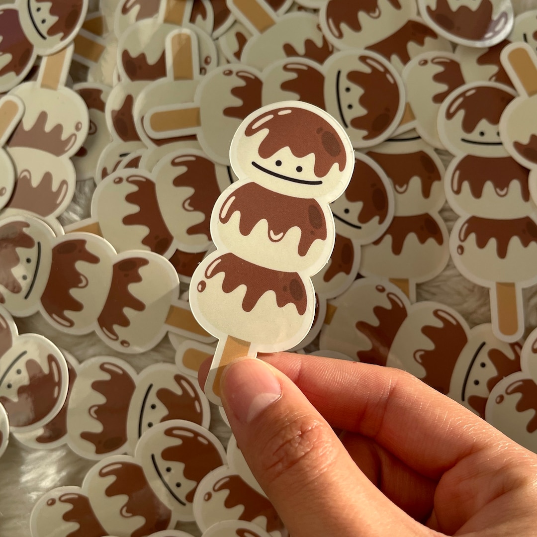 Dango Ditto Sticker | Cute Pokemon Vinyl Stickers | Japanese Food ...