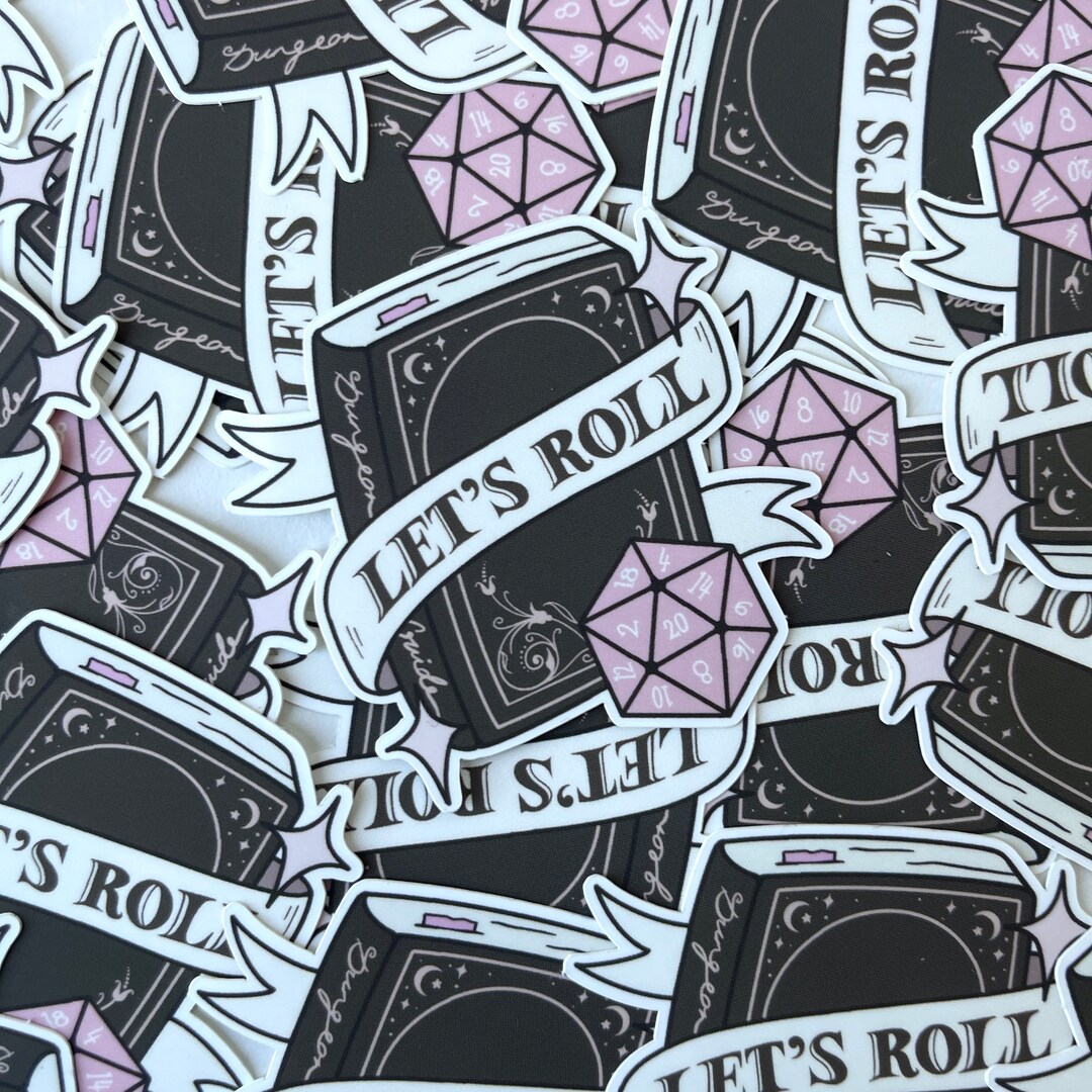 Dungeons & Dragons Sticker|dungeon Master Sticker | D20 | Cute Vinyl ...