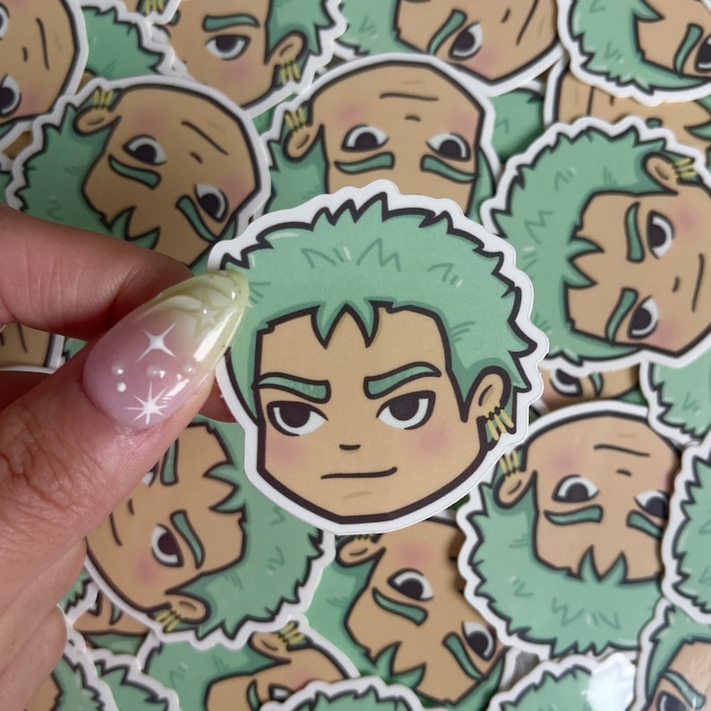 Zoro Sticker One Piece Live-action Fan Art Glossy Vinyl Sticker - Etsy ...