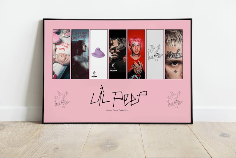 LIL PEEP Album Cover Poster Professional Print HD Wall Art Cry - Etsy UK