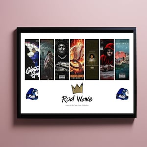 ROD WAVE Album Cover Poster Professional Print HD Wall Art Framed ...