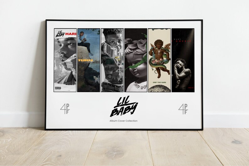 LIL BABY Album Cover Poster - Professional Print HD Wall Art - Framed ...