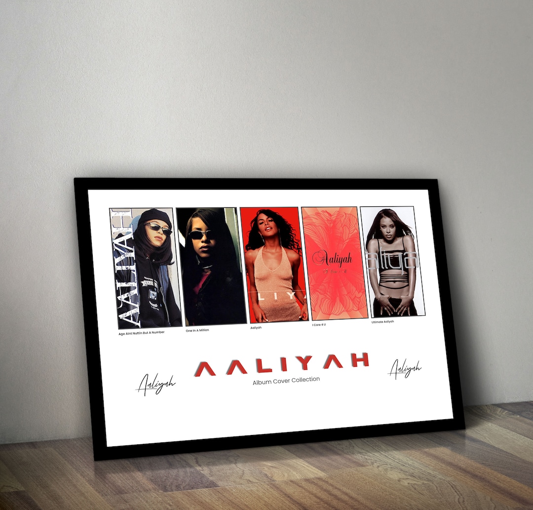 Aaliyah Album Cover Poster Professional Print in HD Age - Etsy