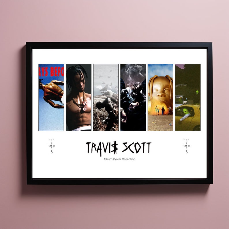 TRAVIS SCOTT Album Cover Poster - Professional Print in HD - Wall Art ...