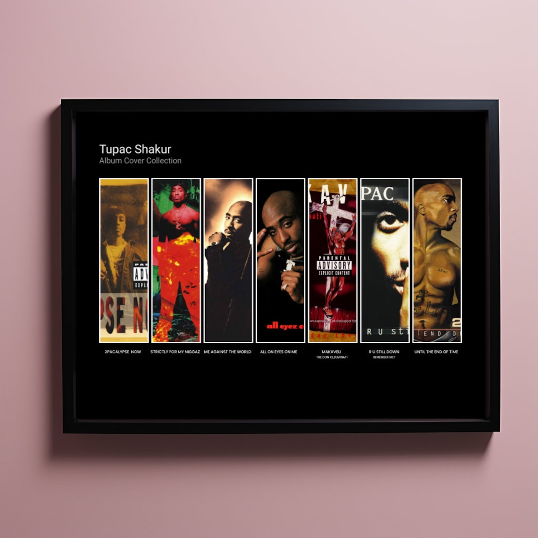2PAC Album Cover Poster - Professional Print - Wall Art - Rap Hip Hop ...