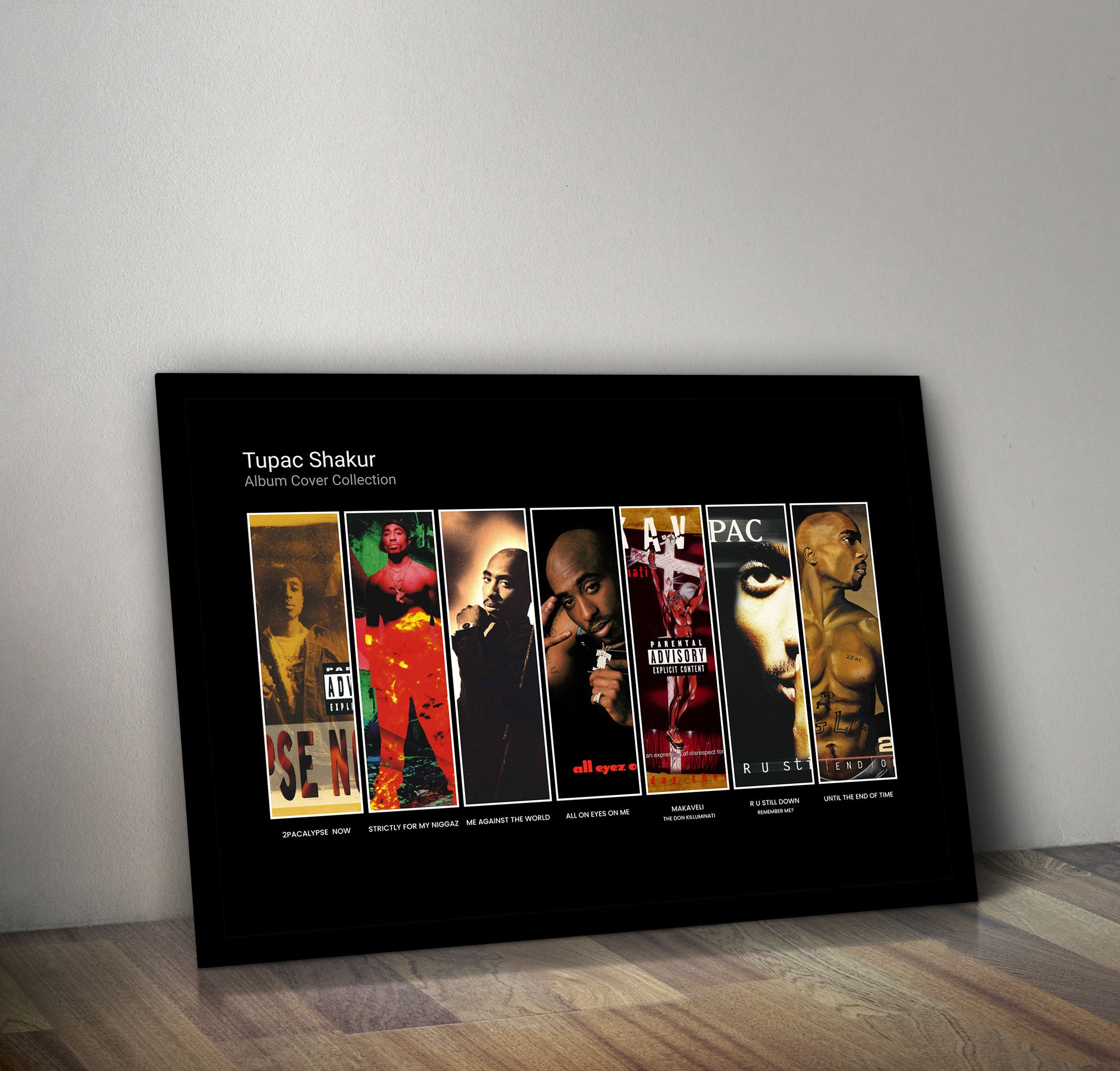 2PAC Album Cover Poster - Professional Print - Wall Art - Rap Hip Hop ...
