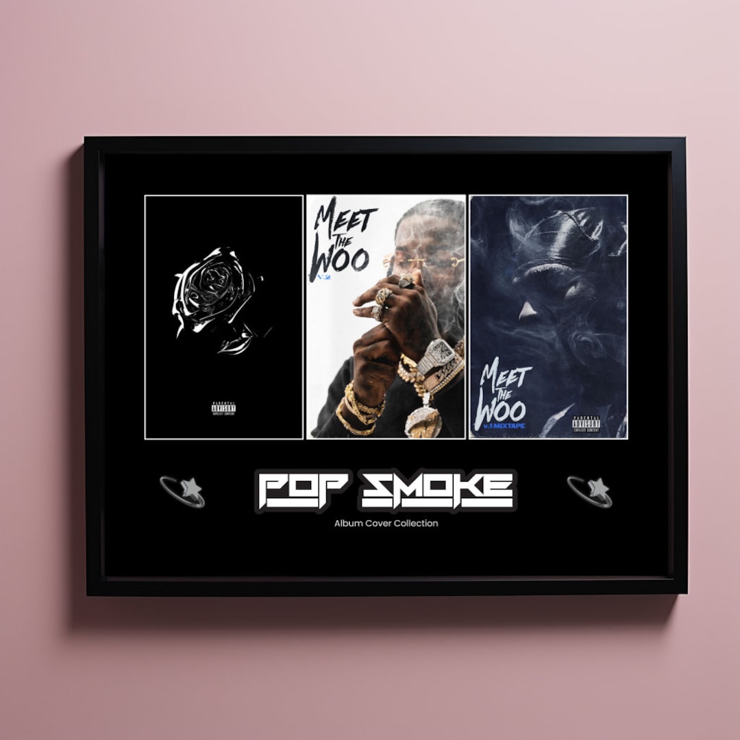 POP SMOKE Album Cover Poster Professional Print HD Wall Art Rap Music ...