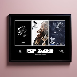 POP SMOKE Album Cover Poster Professional Print HD Wall Art Rap Music ...