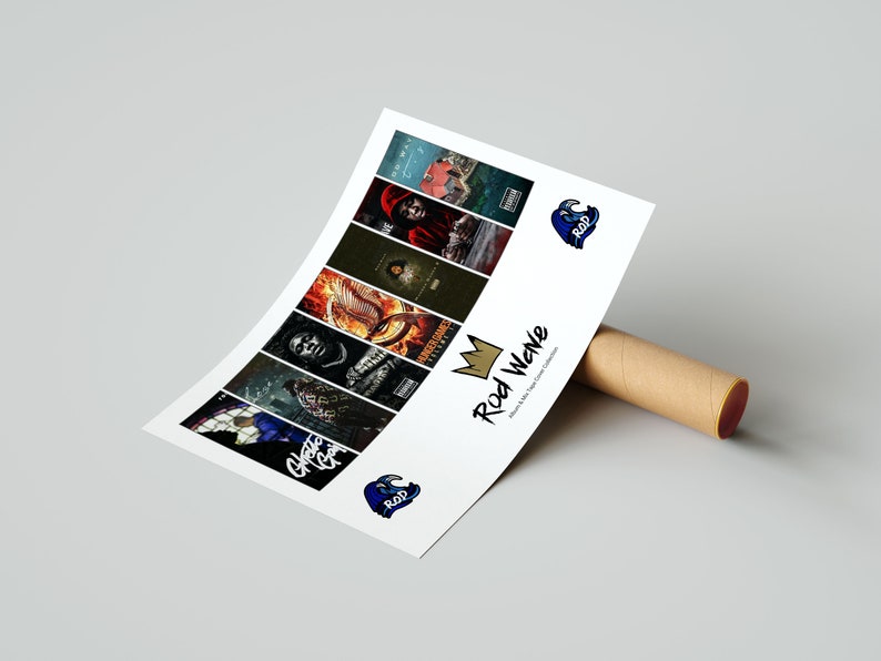 ROD WAVE Album Cover Poster Professional Print HD Wall Art Framed ...