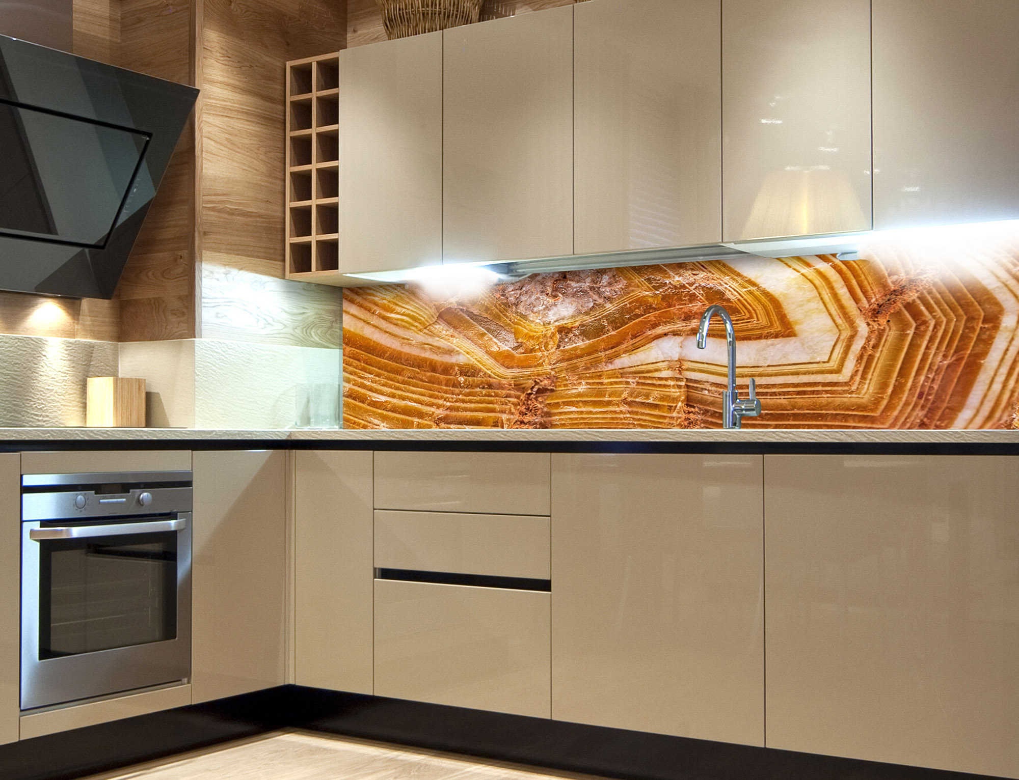 Self-adhesive Splashback - Agate | Kitchen | Decoration | Premium ...