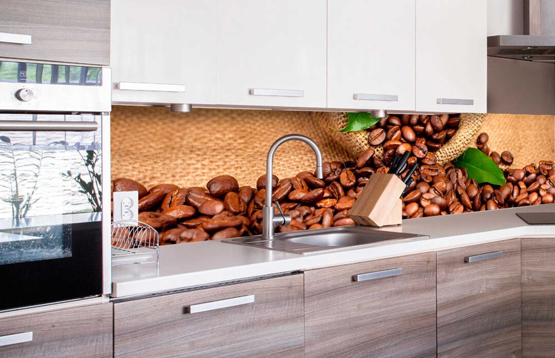Self-adhesive Splashback - Coffee | Kitchen | Decoration | Premium ...