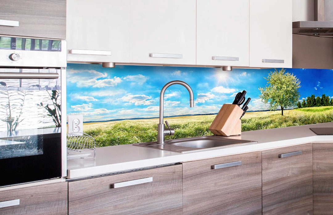 Self-adhesive Splashback - Blossom Tree | Kitchen | Decoration ...