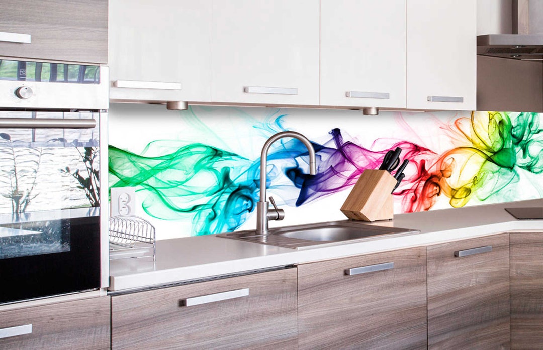 Self-adhesive Splashback - Smoke | Kitchen | Decoration | Premium ...