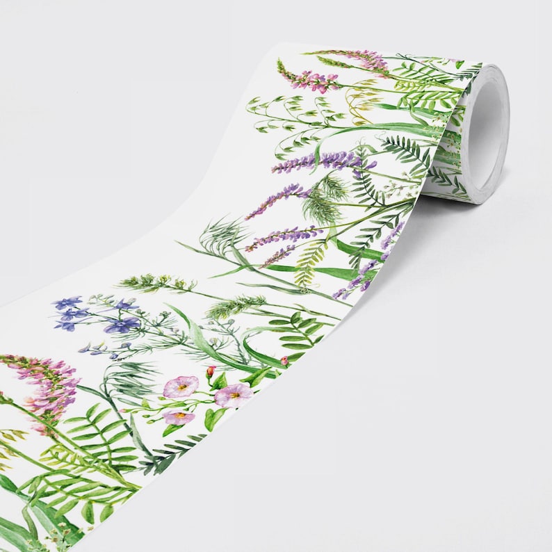 Selfadhesive Border - Wallpaper Border - Decorative Sticker - Meadow ...