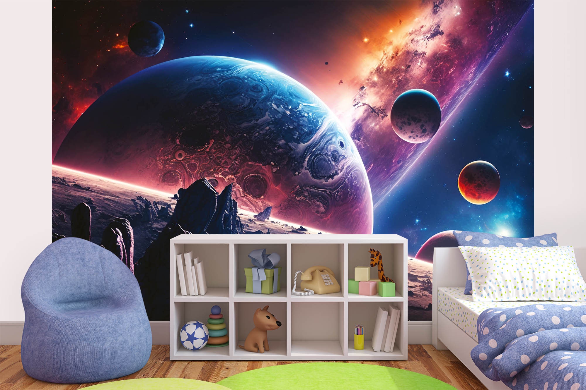 Wall Mural Artificial Intelligence - Planets and Space | Mural ...