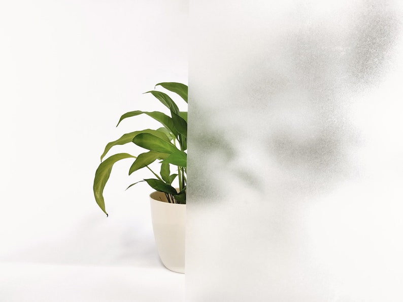 Selfadhesive Transparent Film - FINE SAND 122 × 100 Cm - Window Film ...
