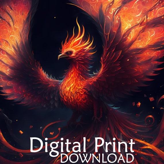 Fire Phoenix Wallpaper Hd