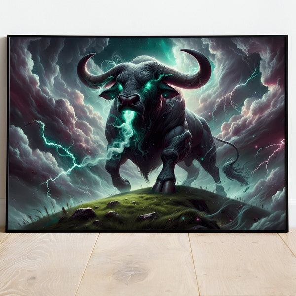 Taurus Zodiac Art - Etsy