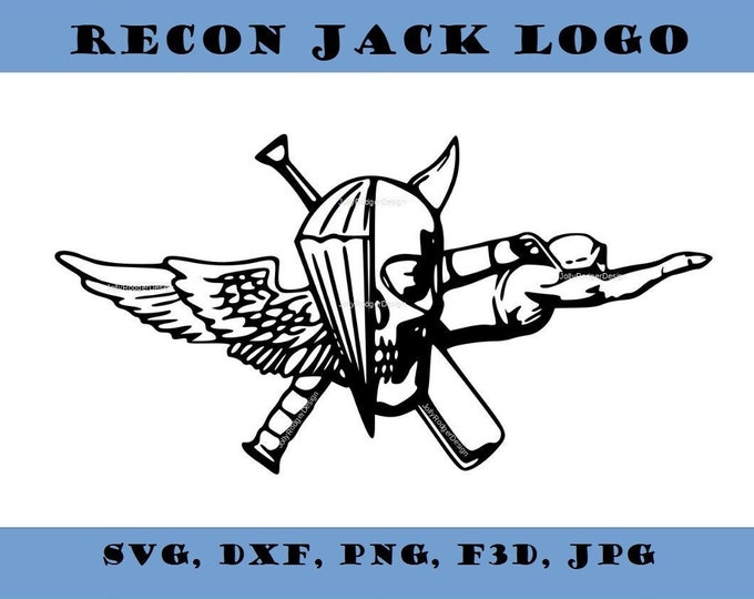 0321 / 0326 USMC Recon Jack Vinyl Car Decal - Etsy