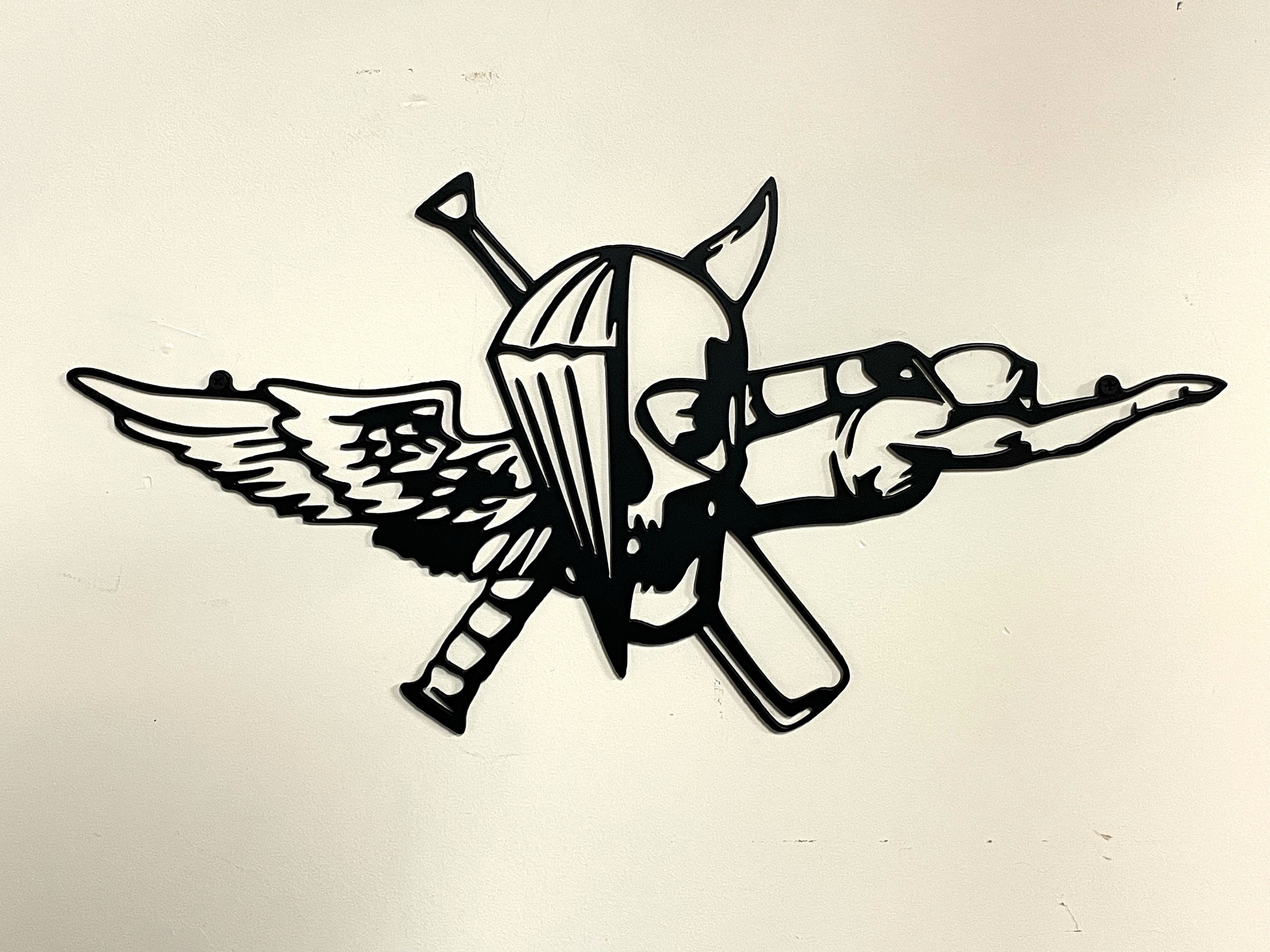 Marine Recon Jack Metal Sign | Wall Art CNC Cut Metal Sign | USMC ...