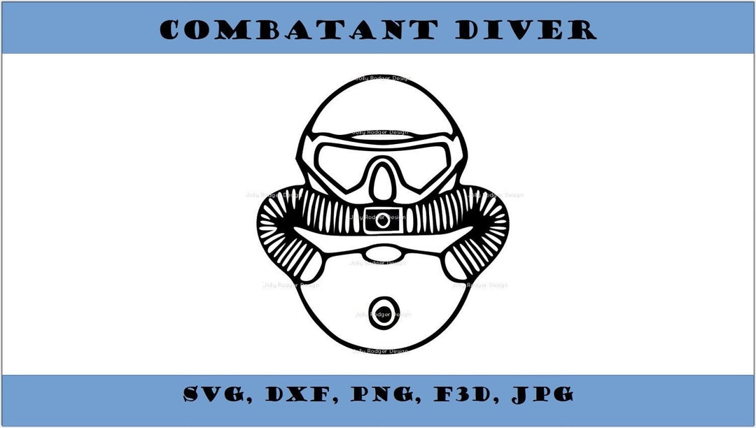 Combatant Diver Insignia Logo Vector Svg, Dxf, Png High Res, Jpg ...