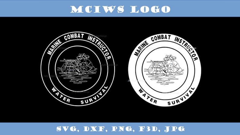 USMC MCIWS Logo | Multiple File Type | SVG, Dxf, Png, F3d, Jpg ...