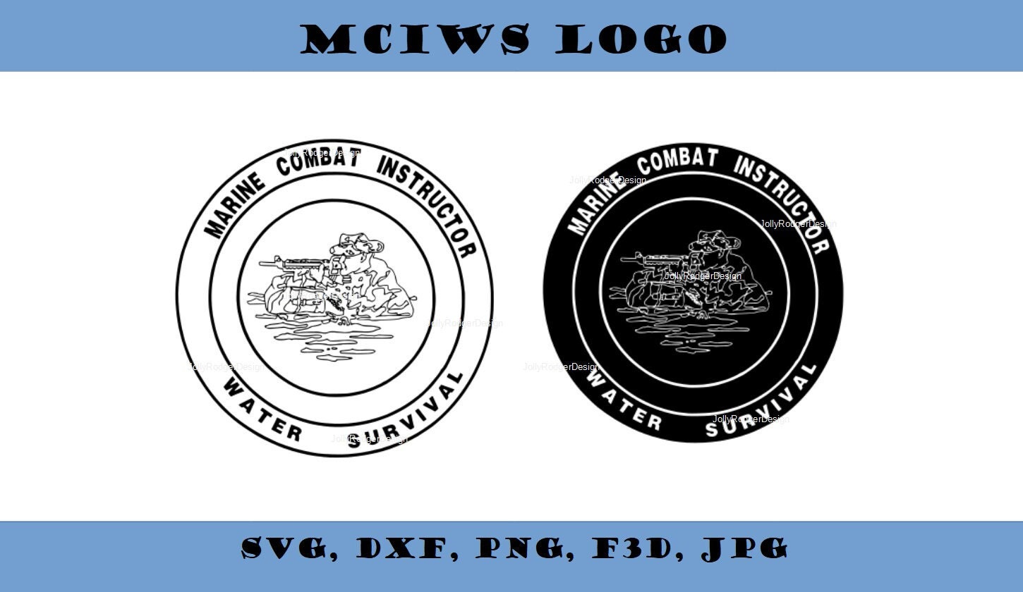 USMC MCIWS Logo | Multiple File Type | SVG, Dxf, Png, F3d, Jpg ...