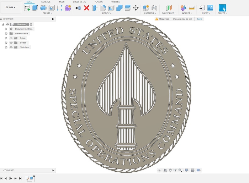 USSOCOM Special Operations Command Logo | Digital Download SVG, Dxf ...