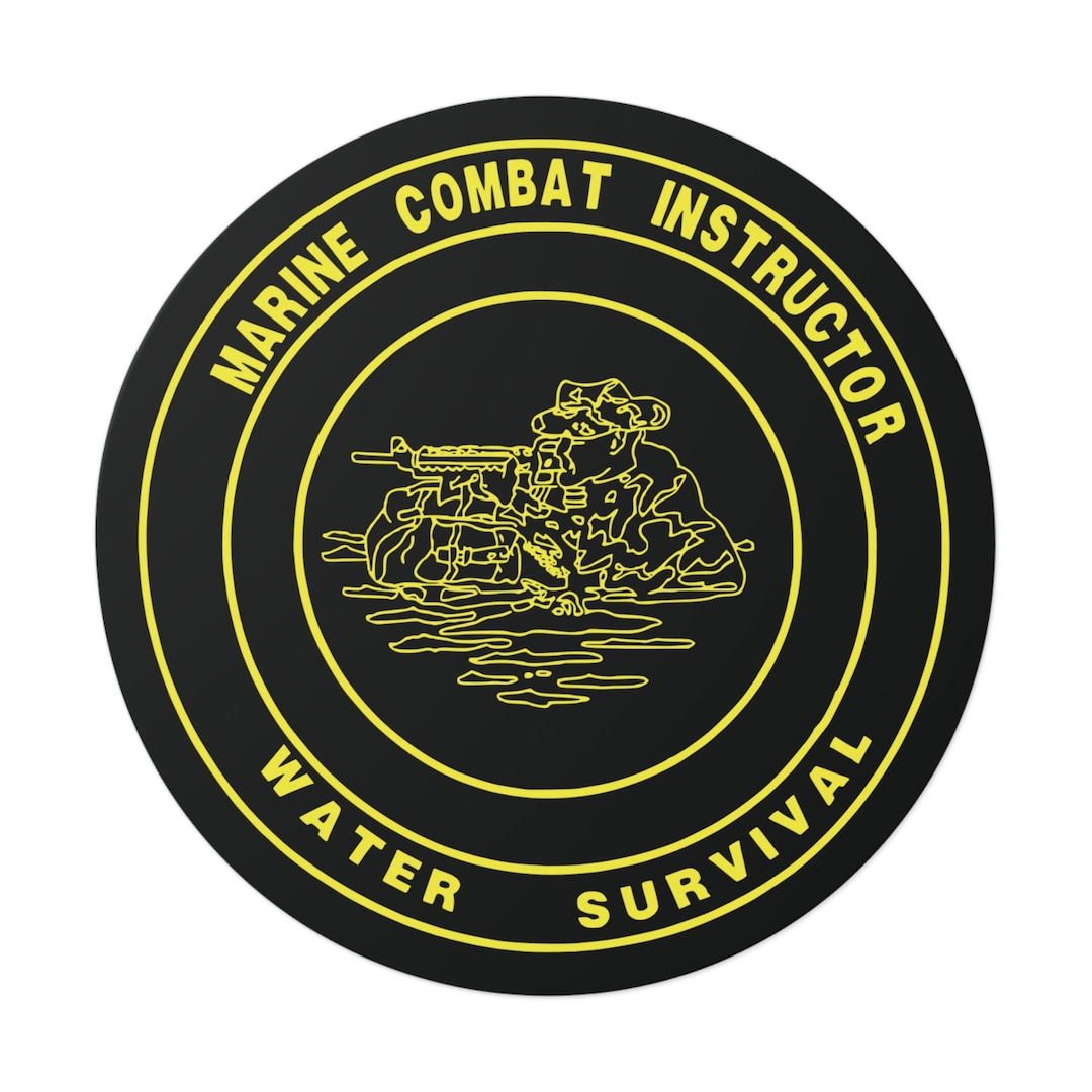 MCIWS Round Vinyl Stickers | High Quality Vinyl | Marine Combat ...