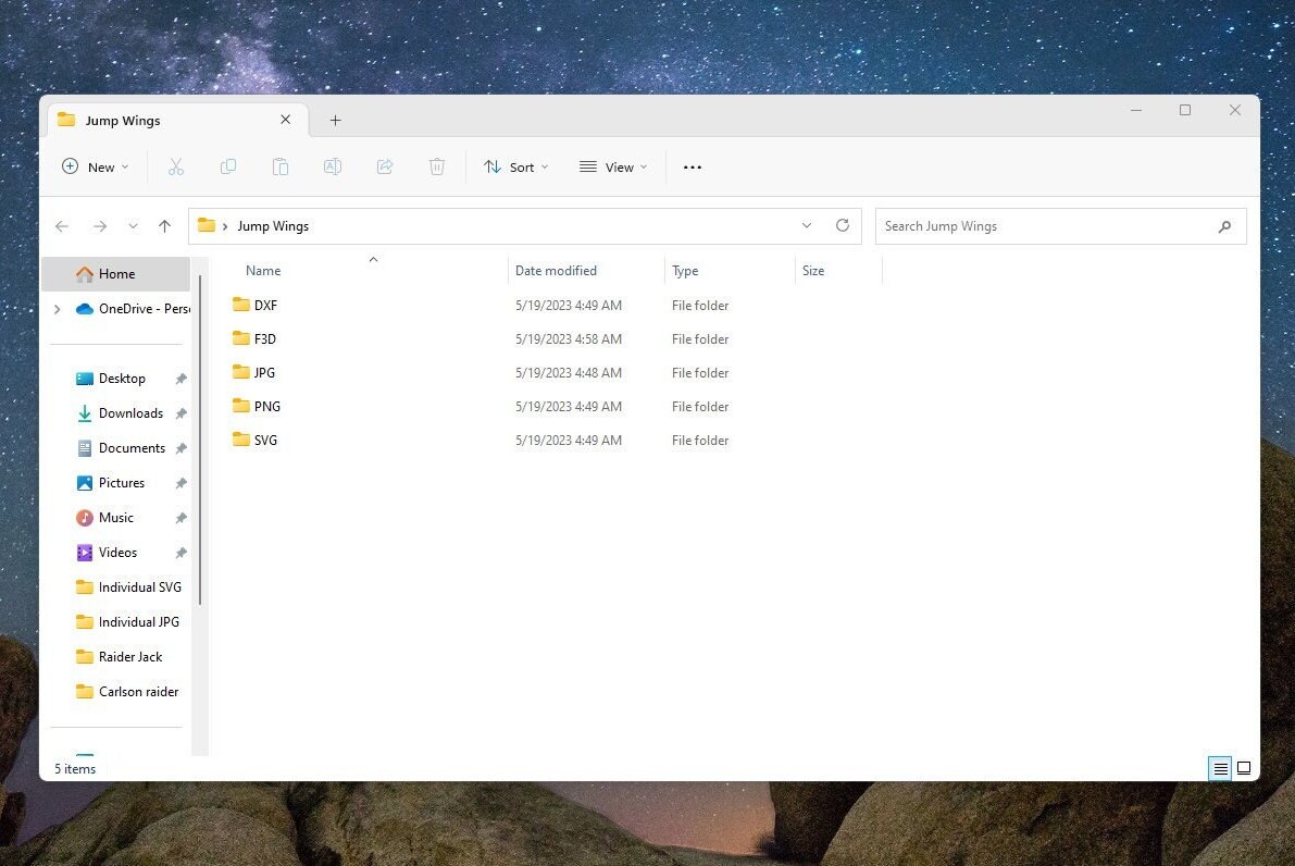 Military Free Fall Jump Wings DIGITAL FILE | Vector Svg, Dxf, Png, Jpg ...