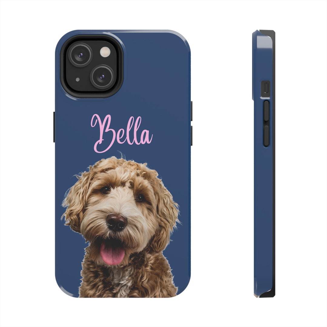 Custom Pet Phone Case Using Pet Photo and Name, Custom Dog Phone Case ...