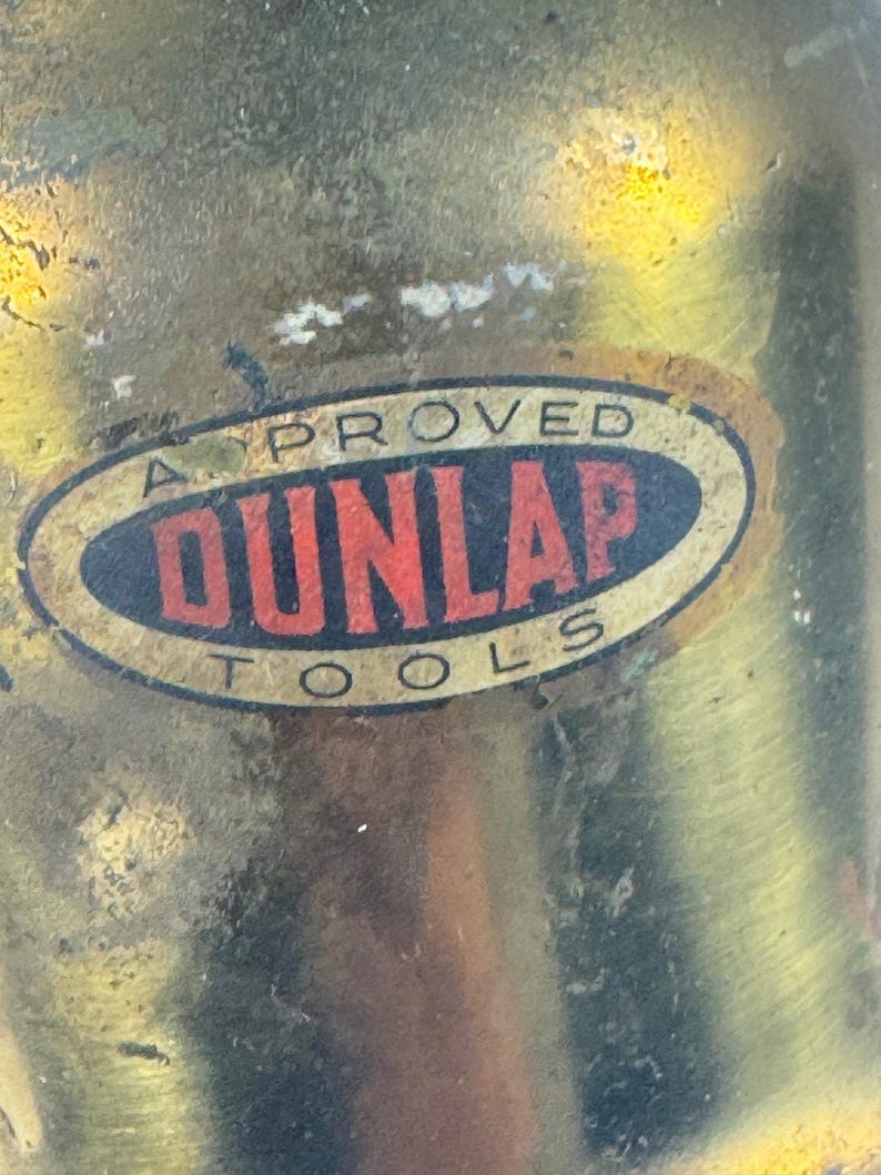 Vintage Brass Dunlap Gasoline Torch With Original Parts for Display ...