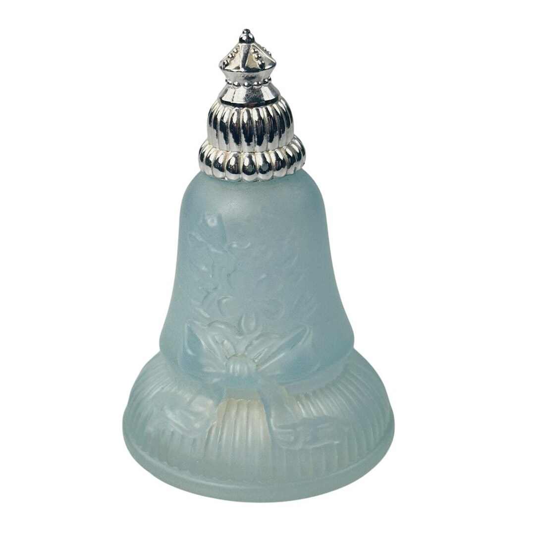Vintage 1978 Blue Avon Joyous Bell Charisma Cologne Bottle Empty Floral ...