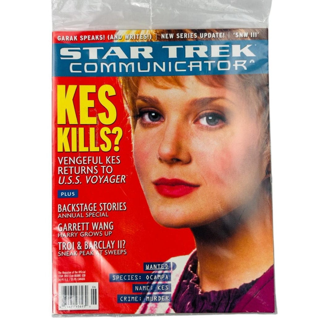 Star Trek Communicator Magazine Issue 128 2000 Unopened Voyager Kes - Etsy